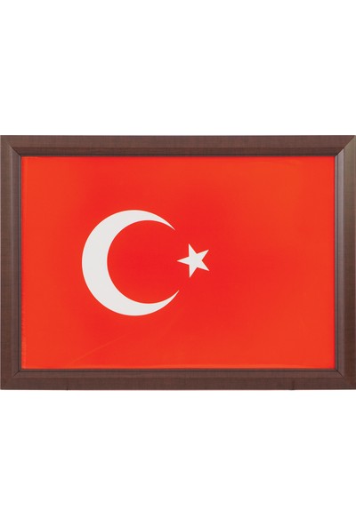 İnter 35 x 50 cm Lamine Çerçeveli Türk Bayrağı INT-827-L İnter 35 x 50 cm Lamine Çerçeveli Türk Bayrağı INT-827-L