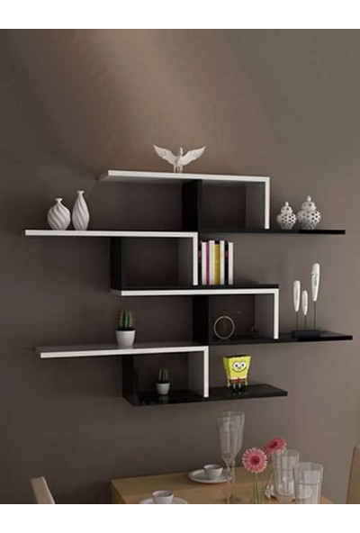 Mozide Dekoratif Duvar Rafı