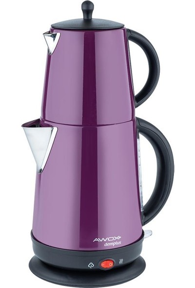 Awox Demplus Mürdüm Paslanmaz Çay Makinası Awox Demplus Mürdüm Paslanmaz Çay Makinası