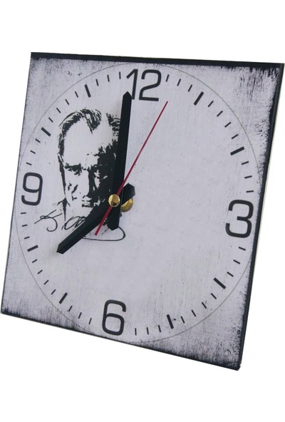 Tepsiburda Ahşap Masa Saati