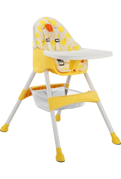 BABY2GO 2071 Pratik Mama Sandalyesi Sarı BABY2GO 2071 Pratik Mama Sandalyesi Sarı