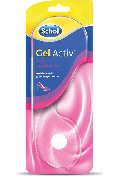 Scholl Gel Activ Tabanlık, Açık Ayakkabılar İçin Scholl Gel Activ Tabanlık, Açık Ayakkabılar İçin