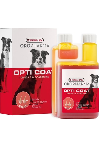 Versele Laga Oropharma Opti Coat Somon Yağı 250 Ml Versele Laga Oropharma Opti Coat Somon Yağı 250 Ml