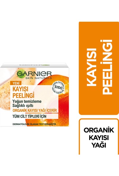 Garnier Kayısı Peelingi Tüm Cilt Tipleri Için 50 ml