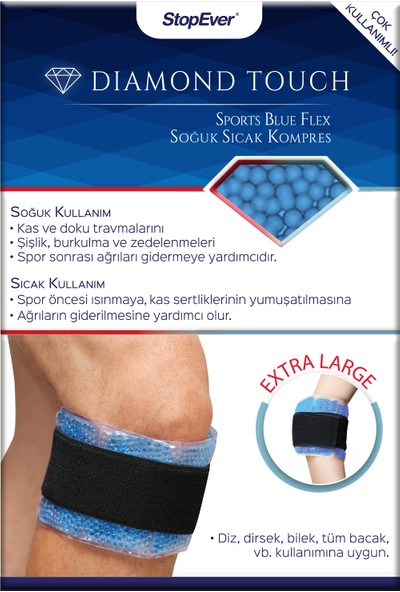 Stopever Diamond Touch Sport Blue Flex - Soğuk Sıcak Kompres Stopever Diamond Touch Sport Blue Flex - Soğuk Sıcak Kompres