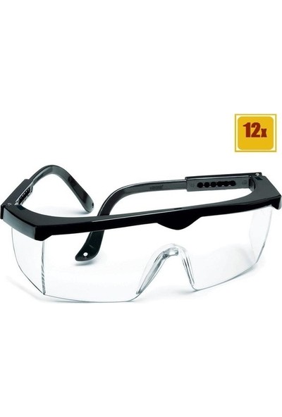 Viola Valence Beyaz Camlı Koruyucu Gözlük Şeffaf x 12 Adet Viola Valence Beyaz Camlı Koruyucu Gözlük Şeffaf x 12 Adet