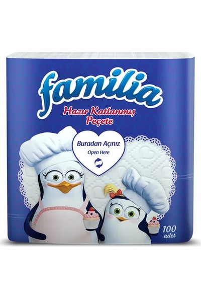 Familia Katlamalı Peçete 100’lü