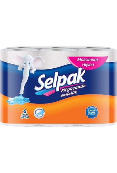 Selpak Kağıt Havlu 6'lı