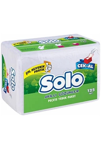 Solo Çek-Al Peçete Yedek