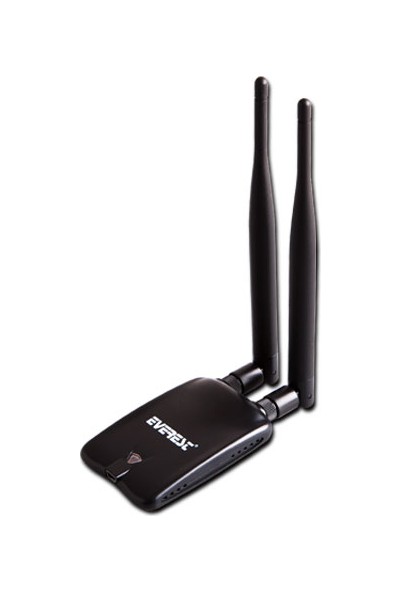 Everest Ewn-999 300 Mbps Yüksek Hız Çift Anten Kablosuz Adaptör Everest Ewn-999 300 Mbps Yüksek Hız Çift Anten Kablosuz Adaptör