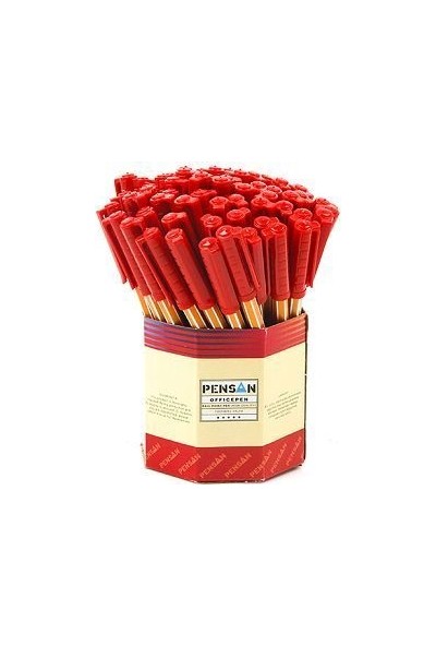 PENSAN TÜKENMEZ OFİSPEN 1010 KIRMIZI60LI PENSAN TÜKENMEZ OFİSPEN 1010 KIRMIZI60LI
