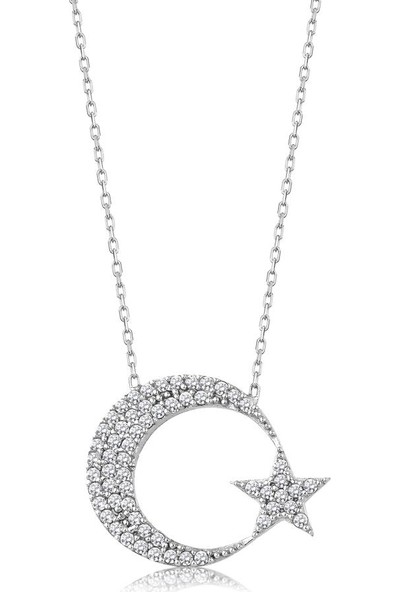 Mai Silver Kadın 925 Ayyıldız Kolye