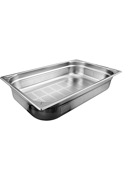 Kayalar Delikli Gastronom Küvet 1/1 100 mm Kayalar Delikli Gastronom Küvet 1/1 100 mm