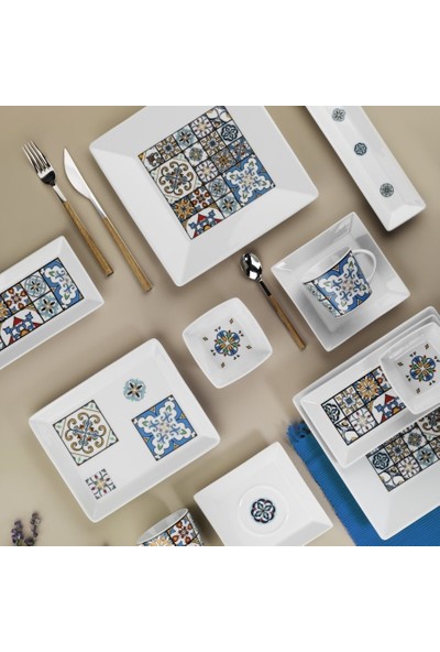 Kütahya Porselen Maya 30 Parça Kahvaltı Takımı 10645