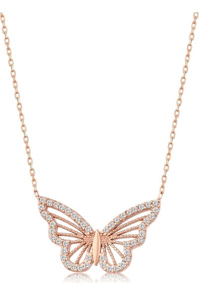 Mai Silver Kadın 925 Kelebek Kolye