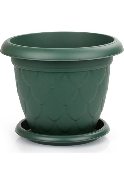 MF Botanik Serinova Damla Saksı Tabaklı Yeşil 3,4 lt MF Botanik Serinova Damla Saksı Tabaklı Yeşil 3,4 lt