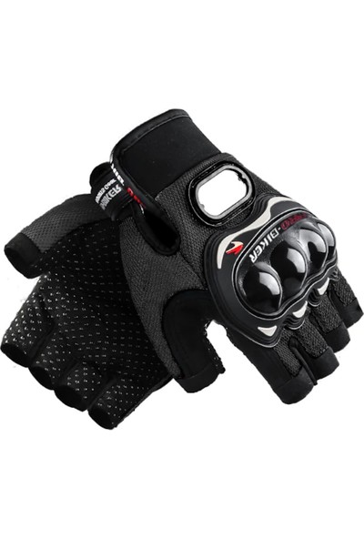 Probiker Eldiven Yarım Probiker Motosiklet Eldiveni Korumalı M Siyah Probiker Eldiven Yarım Probiker Motosiklet Eldiveni Korumalı M Siyah