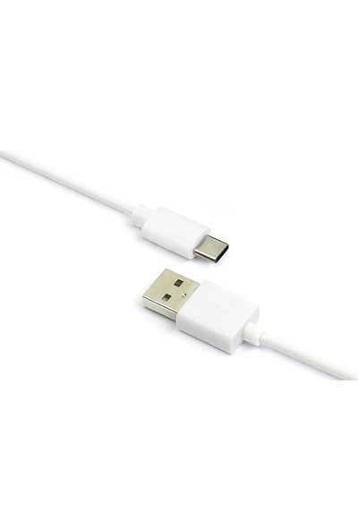 Mediacholic Samsung Type-C Hızlı Şarj Kablosu Beyaz Mediacholic Samsung Type-C Hızlı Şarj Kablosu Beyaz