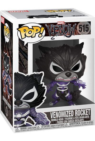 Funko POP Figür - Marvel Venom, Rocket Raccoon Funko POP Figür - Marvel Venom, Rocket Raccoon