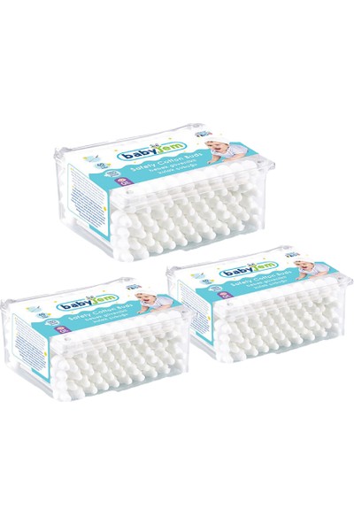 Baby Jem Bebek Kulak Çubuğu 60 x 3 Adet