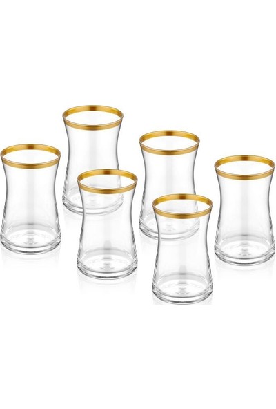 The Mia Glam Çay Bardağı 6 Adet - Altın