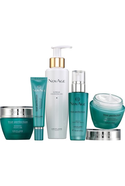 Oriflame Novage True Perfection Yaşlanma Karşıtı Cilt Bakım Seti