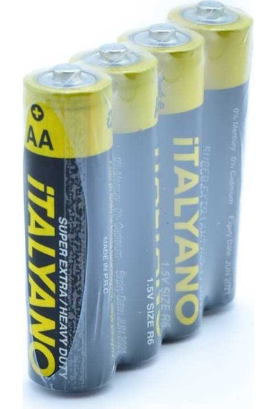 Italyano Aa Kalem Pil 4'lü Italyano Aa Kalem Pil 4'lü