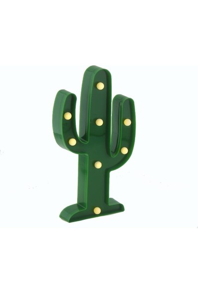 Mutlu Adım 25 cm LED Işıklı Plastik Kaktüs Gece Lambası Mutlu Adım 25 cm LED Işıklı Plastik Kaktüs Gece Lambası