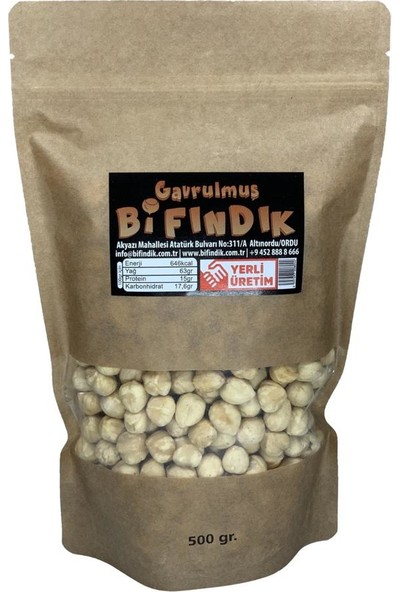 Bi Fındık Kavrulmuş Bi Fındık 500 gr Bi Fındık Kavrulmuş Bi Fındık 500 gr