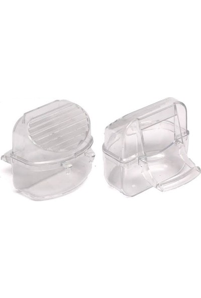 Kuşlar Için Lüx Kristal Yemlik 2 Adet