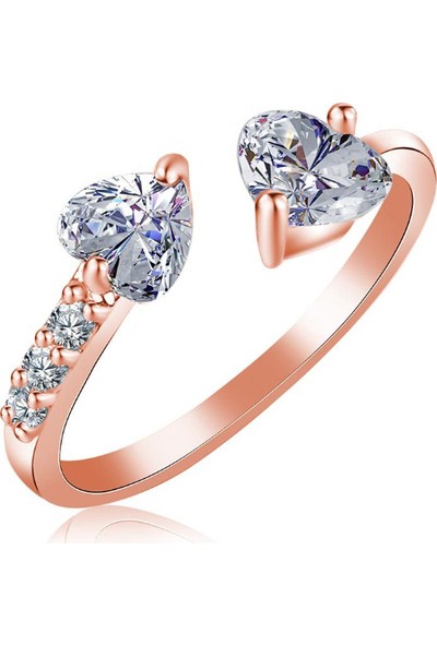 Chavin Gold Kalp Taşlı Ayarlı Yüzük Chavin Gold Kalp Taşlı Ayarlı Yüzük