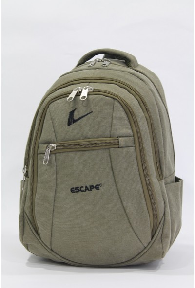 Escape 15.6 Inç Laptop Bölmeli Kanvas Kumaş Sırt Çantası 307