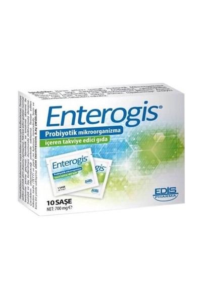 Edis Pharma Enterogıs Probıyotık Mıkroorganızma Cınko Icerıklı 10 Sase