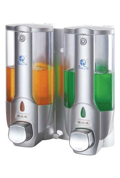 Xinda Sıvı Sabun ve Şampuan Dispenseri 2'li Silver 380 ml ZYQ138SG Xinda Sıvı Sabun ve Şampuan Dispenseri 2'li Silver 380 ml ZYQ138SG