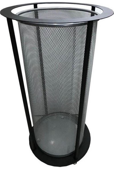 Arı Metal 1913 Fileli Paslanmaz Şemsiyelik Siyah