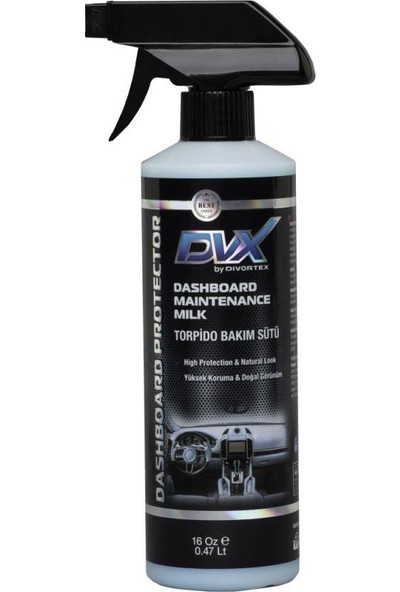 Divortex Torpido Plastik Vinil Bakım Sütü 473 ml