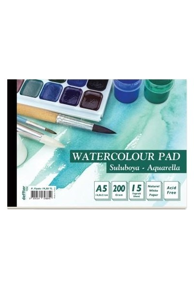 Deffter Suluboya Defteri A5 200 gr Deffter Suluboya Defteri A5 200 gr