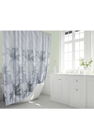 Zethome Tropik 5104 Banyo Duş Perdesi Tek Kanat 180 x 200 cm Zethome Tropik 5104 Banyo Duş Perdesi Tek Kanat 180 x 200 cm