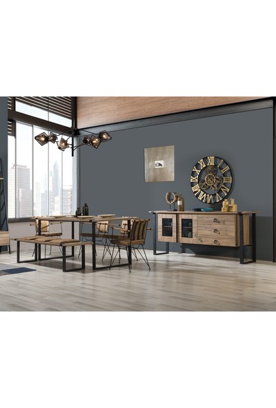 Feyza Mobilya Mia Yemek Odası Takımı No2