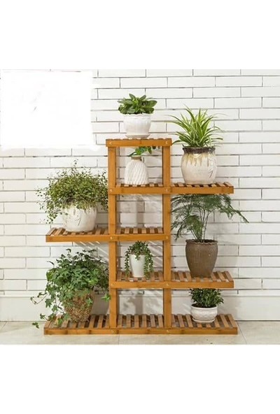 DD Doruk Dekor Ahşap Saksı Standı - 7