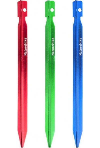 Naturehike Alüminyum Alaşım 8 Adet Çadır Kazığı 18Cm - Nh15A005-I Naturehike Alüminyum Alaşım 8 Adet Çadır Kazığı 18Cm - Nh15A005-I