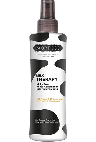 Morfose Milk Therapy Çift Fazlı Fön Sütü 220 ml Morfose Milk Therapy Çift Fazlı Fön Sütü 220 ml