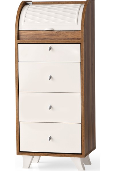 Zeren Kiler Dolabı Çekmeceli ve Ekmeklik Mutfak Dolabı