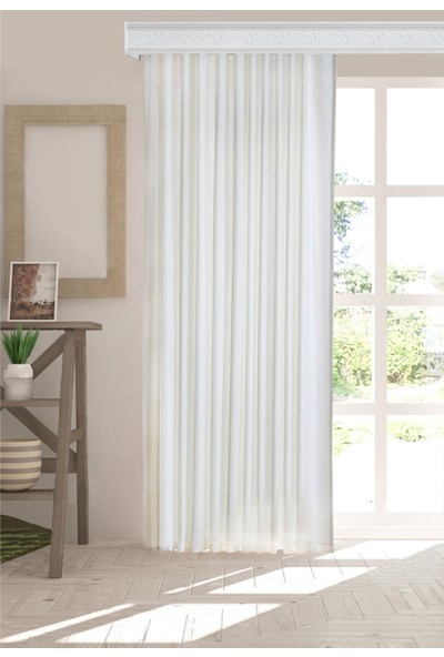 Pierre Cardin Krem Güneşlik Perde 100 x 200 cm Pierre Cardin Krem Güneşlik Perde 100 x 200 cm