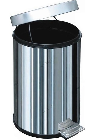 Arı Metal 1004 Pedallı Çöp Kovası 16 lt Paslanmaz Çelik
