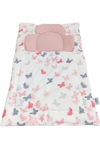 Bebek Atölyesi Altaçma Minderi Pudra Gri Kelebek Desenli Pudra Kombin Bebek Atölyesi Altaçma Minderi Pudra Gri Kelebek Desenli Pudra Kombin