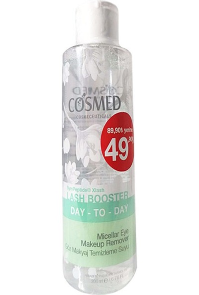 Cosmed Day To Day Göz Makyajı Temizleme Suyu 200 ml Cosmed Day To Day Göz Makyajı Temizleme Suyu 200 ml