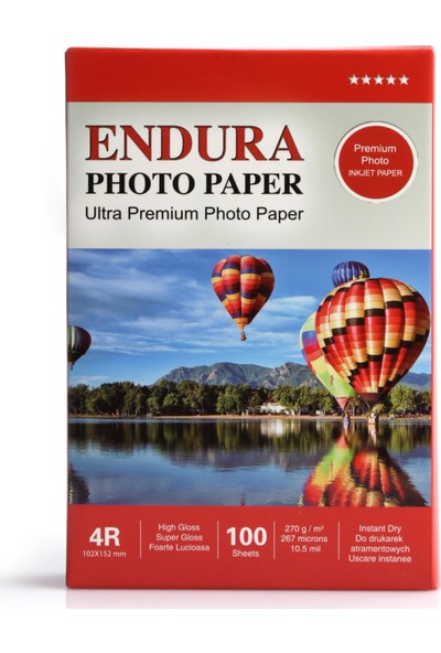 Endura Kağıt 10x15 270 gr Endura Kağıt 10x15 270 gr