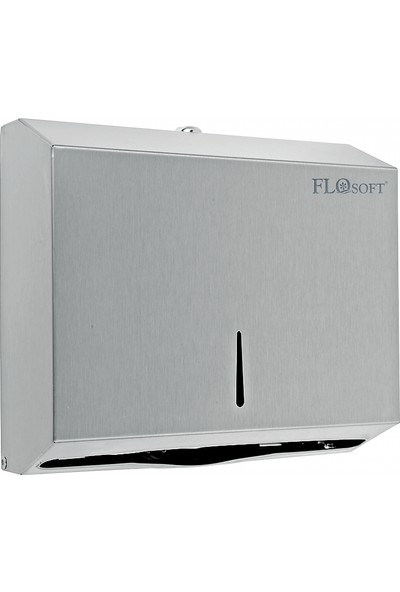 Flosoft FT633 Z Katlama Kağıt Havluluk 300'lü Paslanmaz Çelik