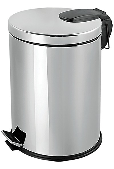 Flosoft FT611 Paslanmaz Çelik Pedallı Çöp Kovası 30 Lt